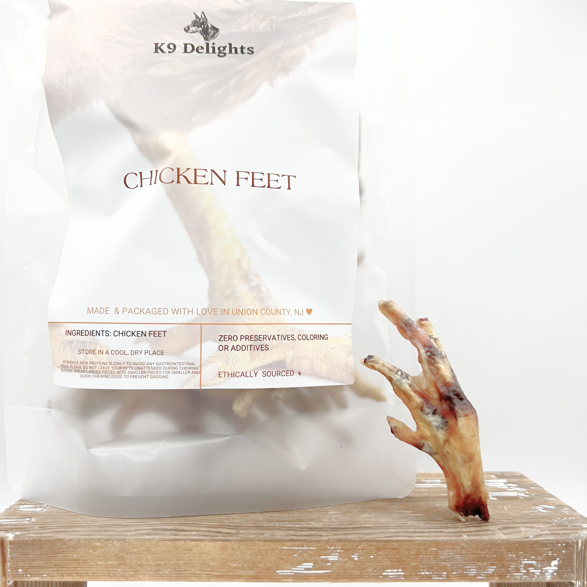 Chicken Feet (Nails Removed) – K9 Delights