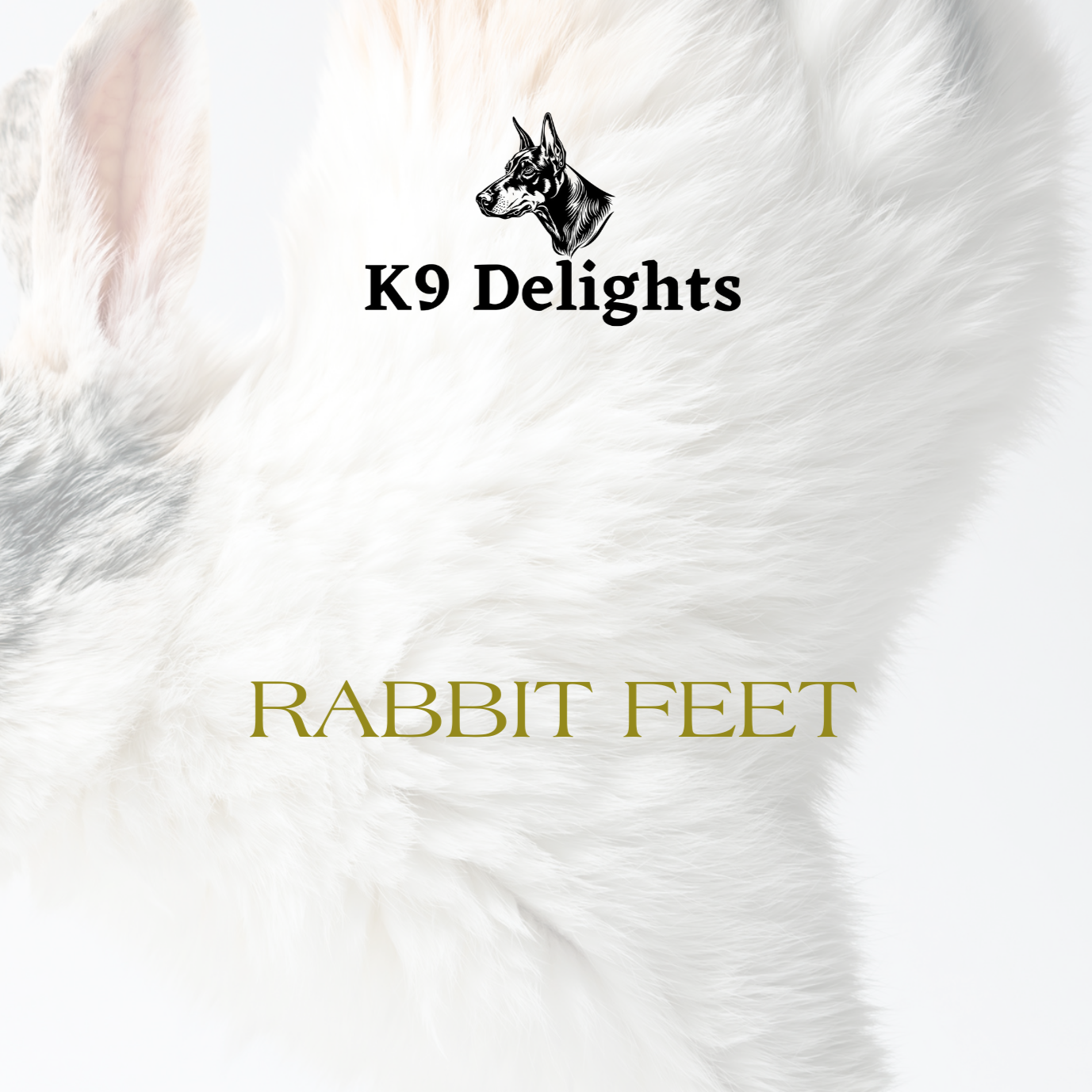 Fuzzy Rabbit Feet – K9 Delights